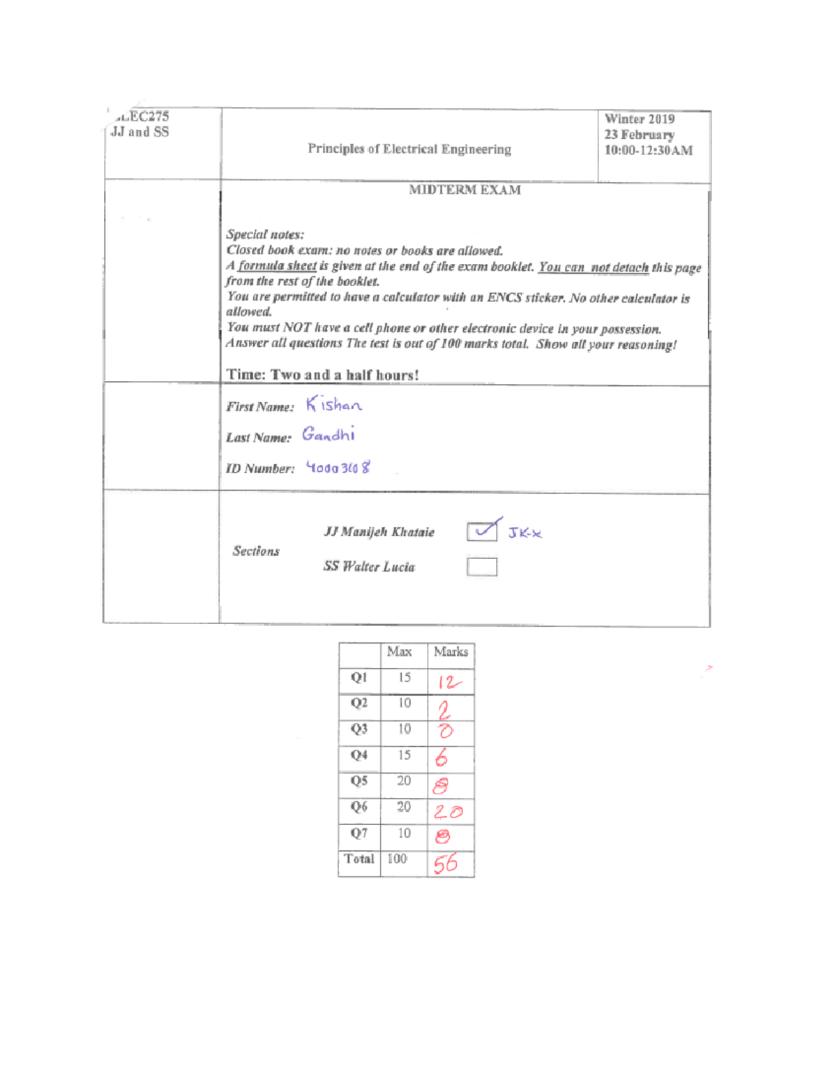 2019 W Khataie clear - midterm - COMP 249 - Studocu