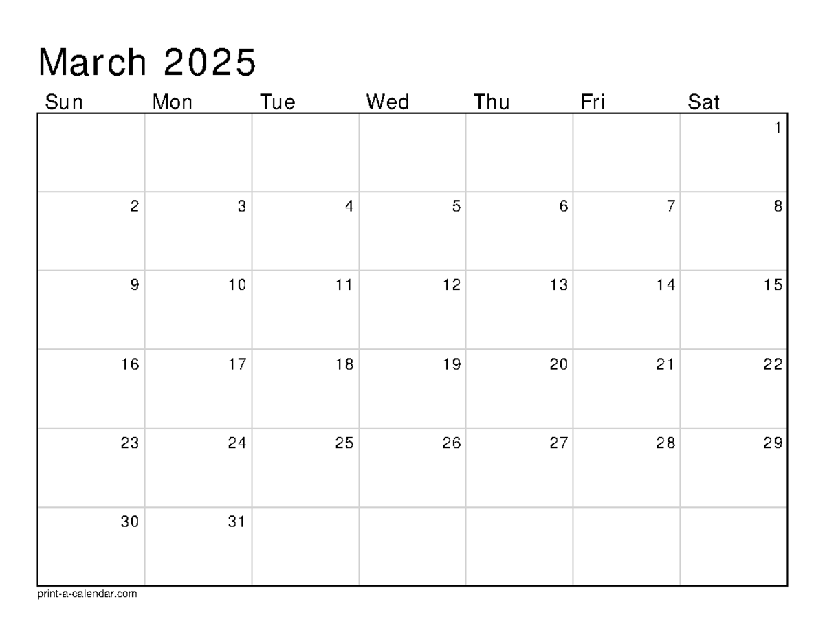 Calendar 3 - Sun Mon Tue Wed Thu Fri Sat March - April - Sun Mon Tue ...