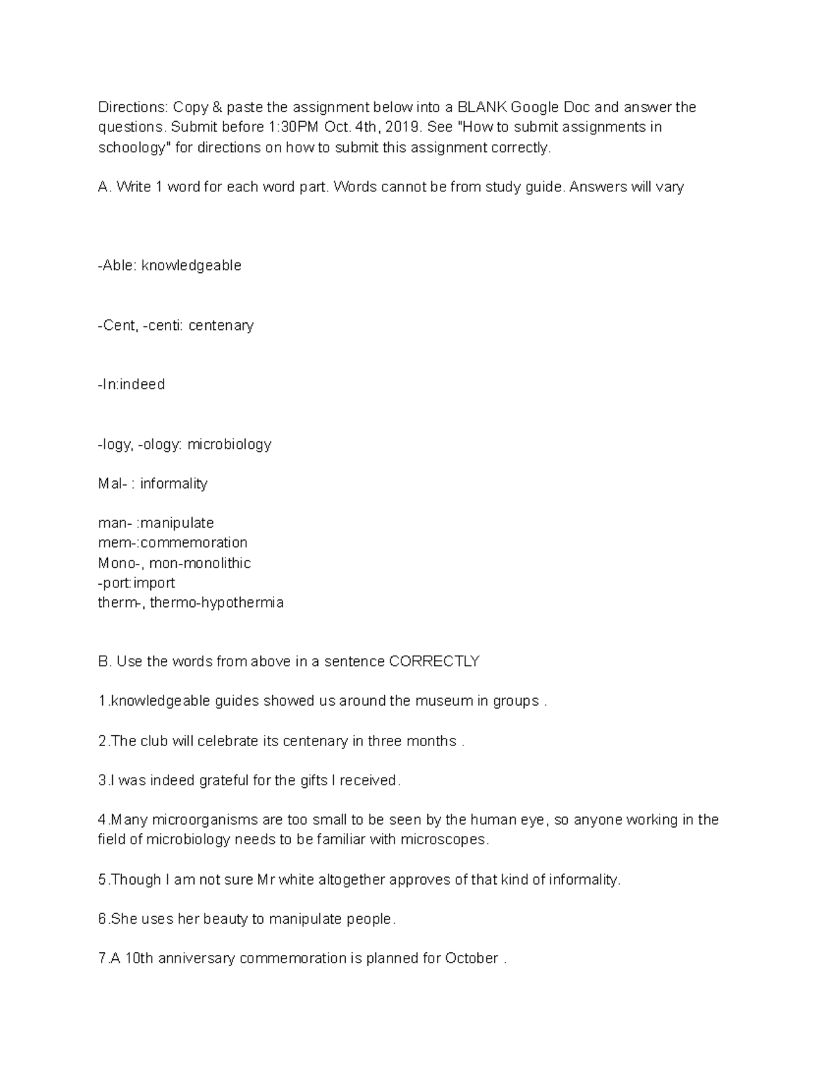 Copy of Copy of Extra credit - Directions: Copy & paste the assignment ...