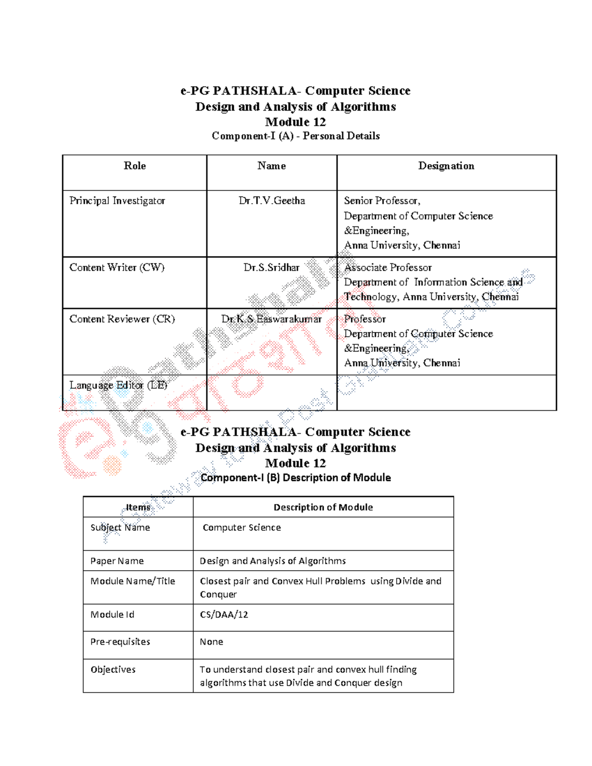 1456477861 ET12 - Subject Name: computer Science Paper Name Design and Analysis of Algorithms ...