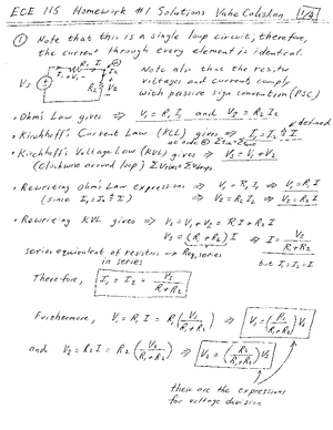 Notes 5 - ECE 115 Class Notes 5 VAHE CALISKAN 1 Inverter (NOT gate ...