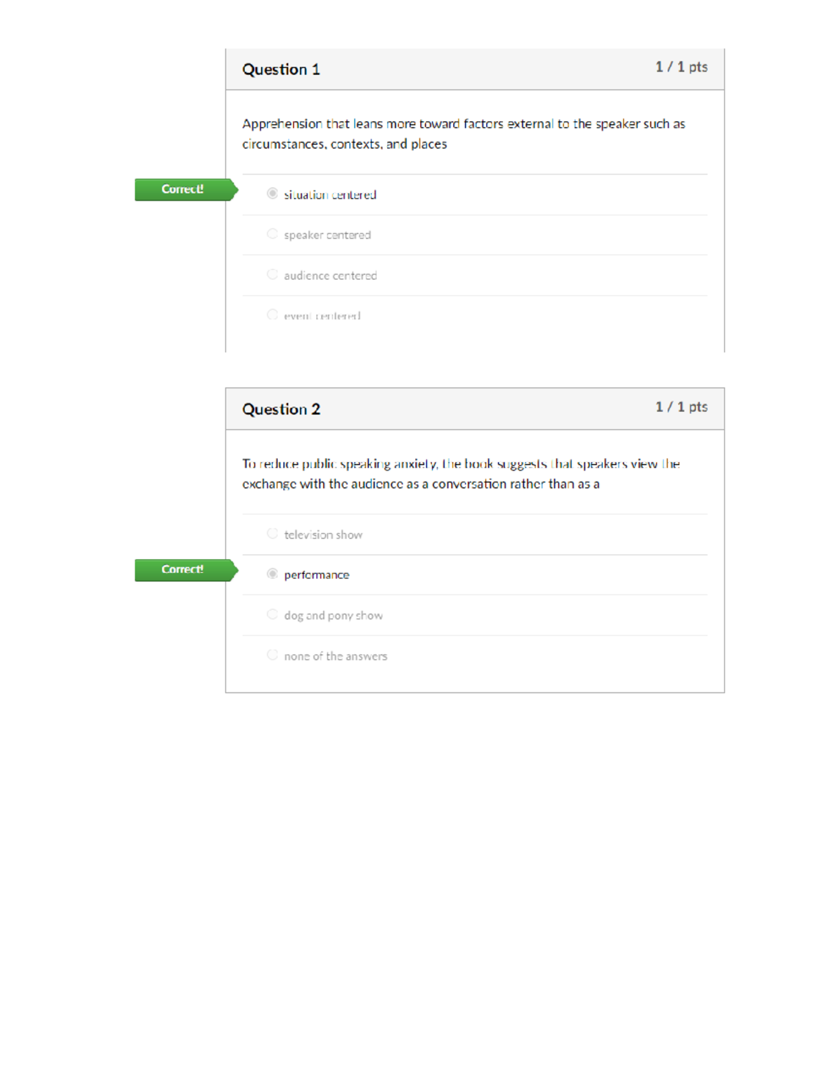 Building Confidence Practice Test - COMM 1101 - Studocu