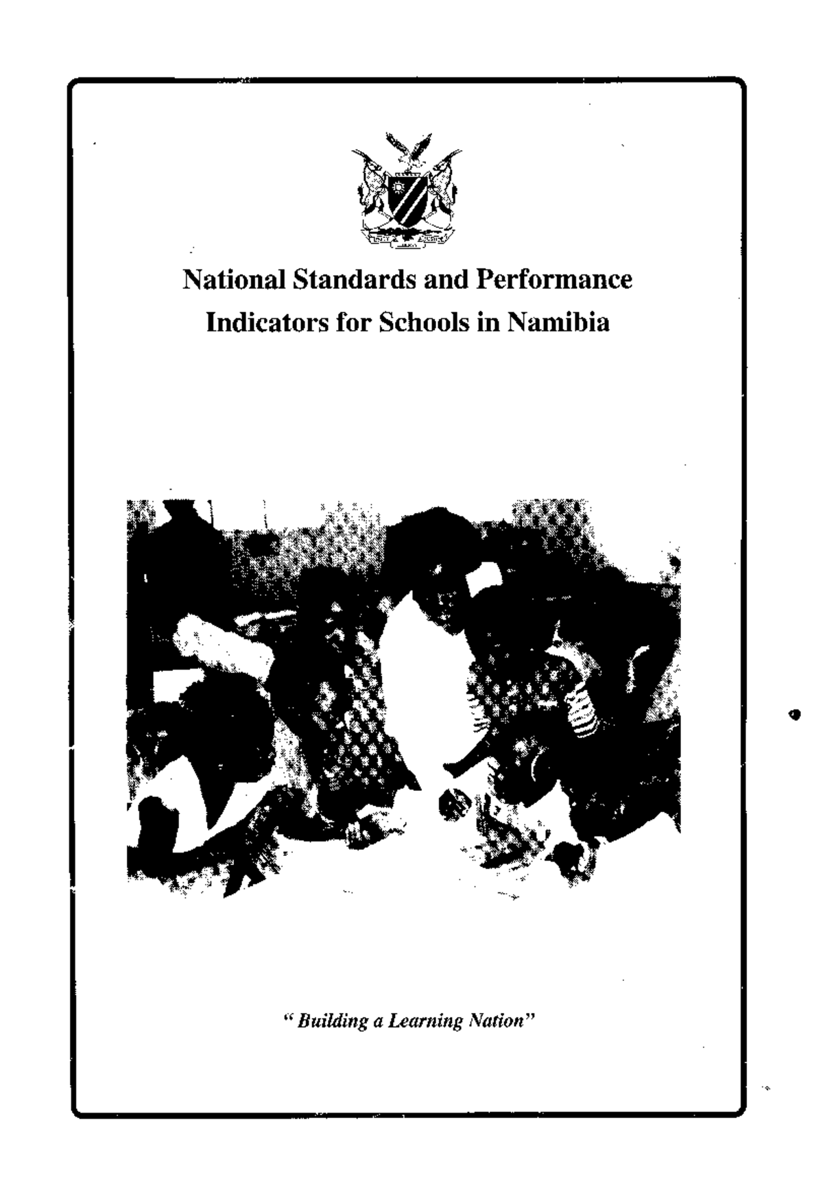 National standard performance indicator nspisn - National Standards and ...