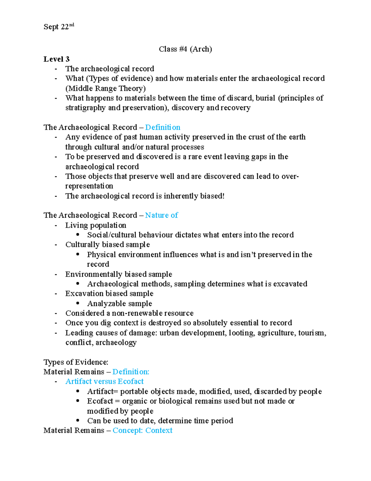 Class #4 - AR101 - WLU - Studocu