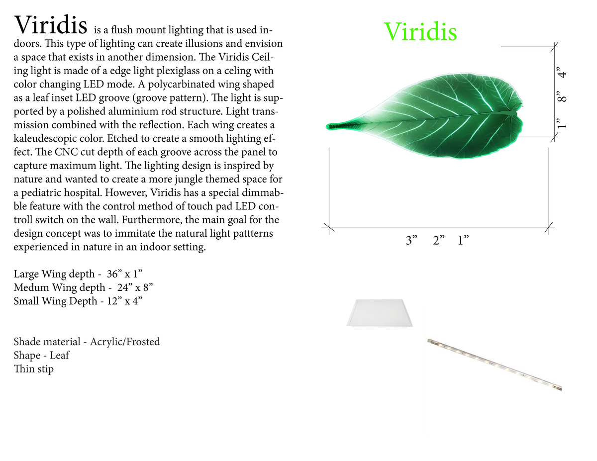 Presentation ADES - Viridis is a flush mount lighting that is used in ...