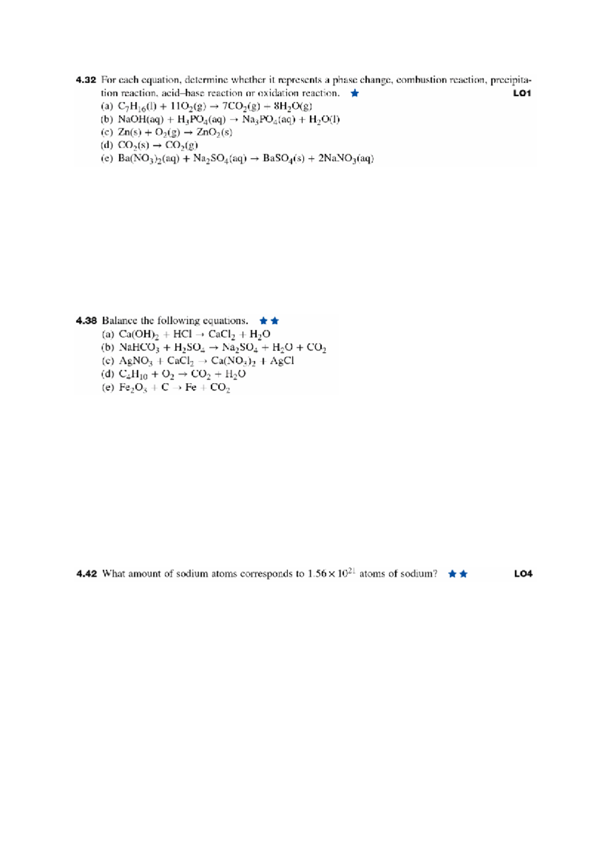 Topic 3 Seminar questions - SLE133 - Chemistry In Our World - SLE133 ...