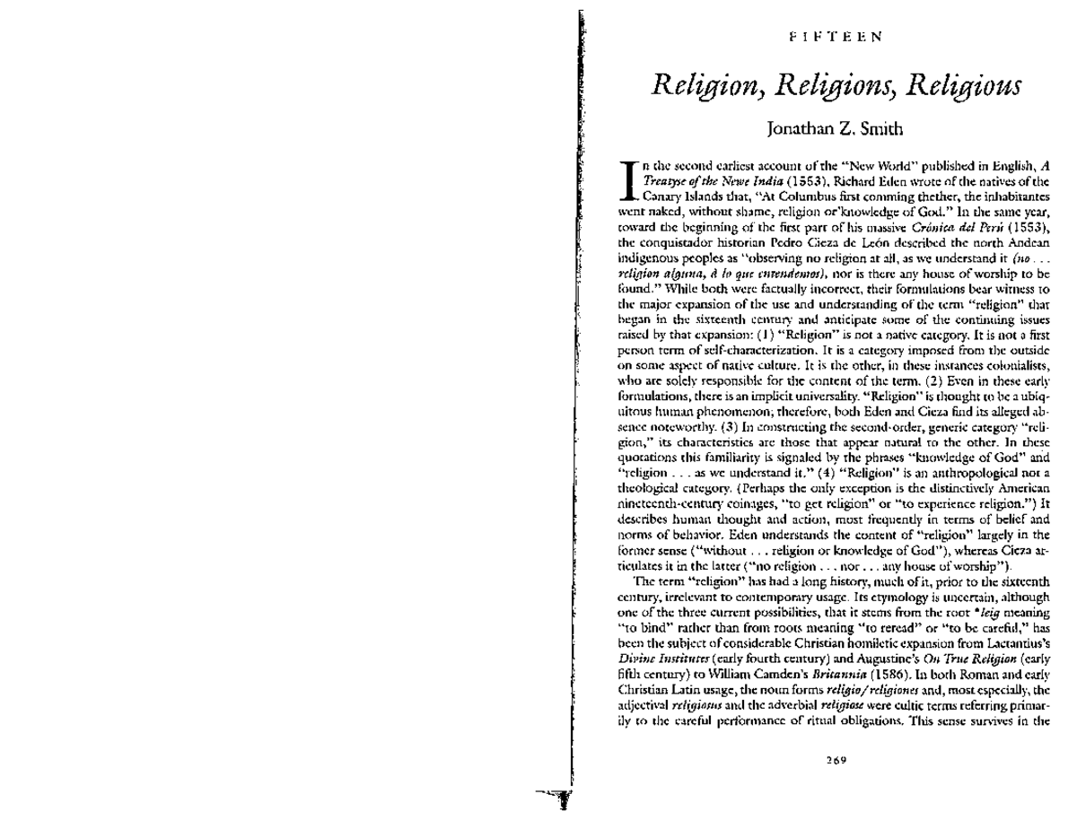 Smith Religion Religions Religious - FIfTEEN Religion) Religions ...