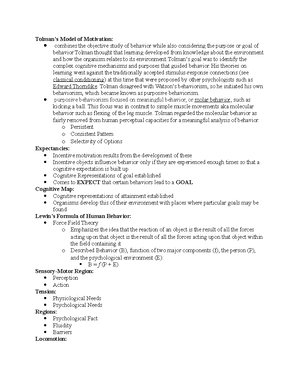 Motivation Paper 2 (003) - Nicole Veltry Grade 19/ Professor Duquette ...