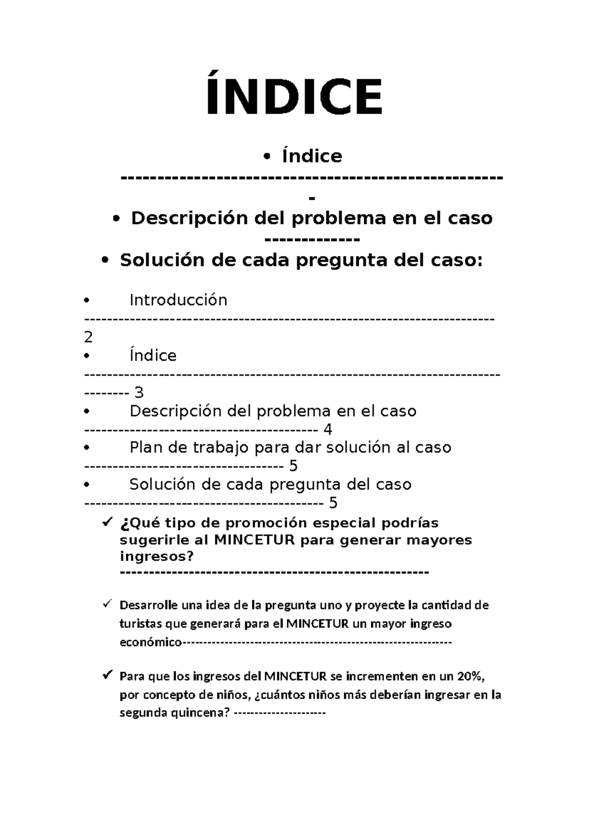 VV3 Pensamiento Logico - ÍNDICE Índice - Descripción del problema en el ...