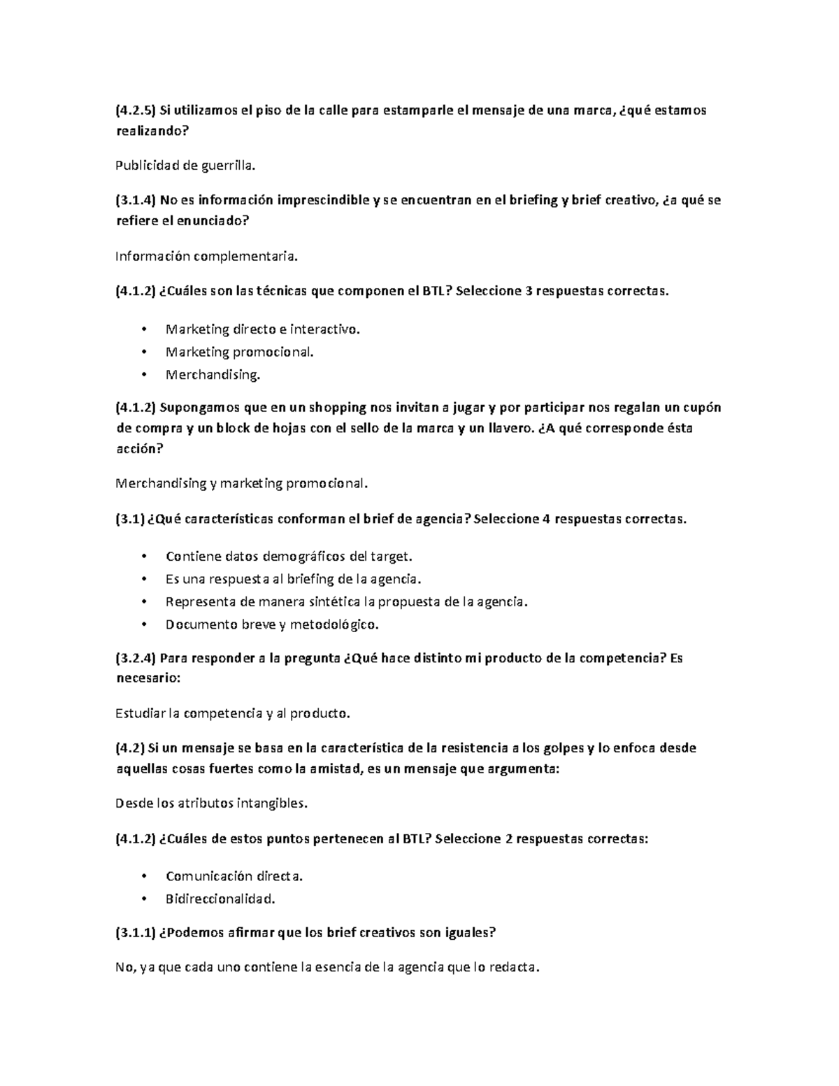 PREGUNTERO 2do parcial - Warning: TT: undefined function: 32 (4.2) Si utilizamos el piso de la ...