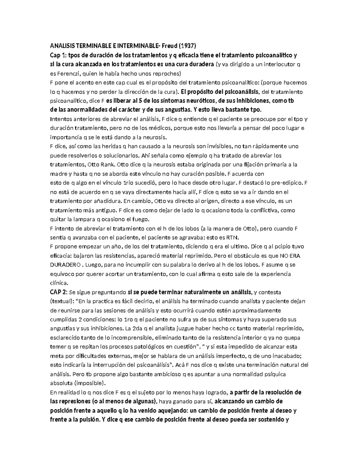 Analisis Terminable E Interminable - ANALISIS TERMINABLE E INTERMINABLE ...