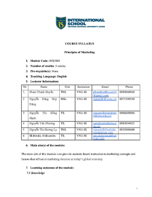 Syllabus INS2009 THEO Khung Icaew - COURSE SYLLABUS PRINCIPLES OF ...