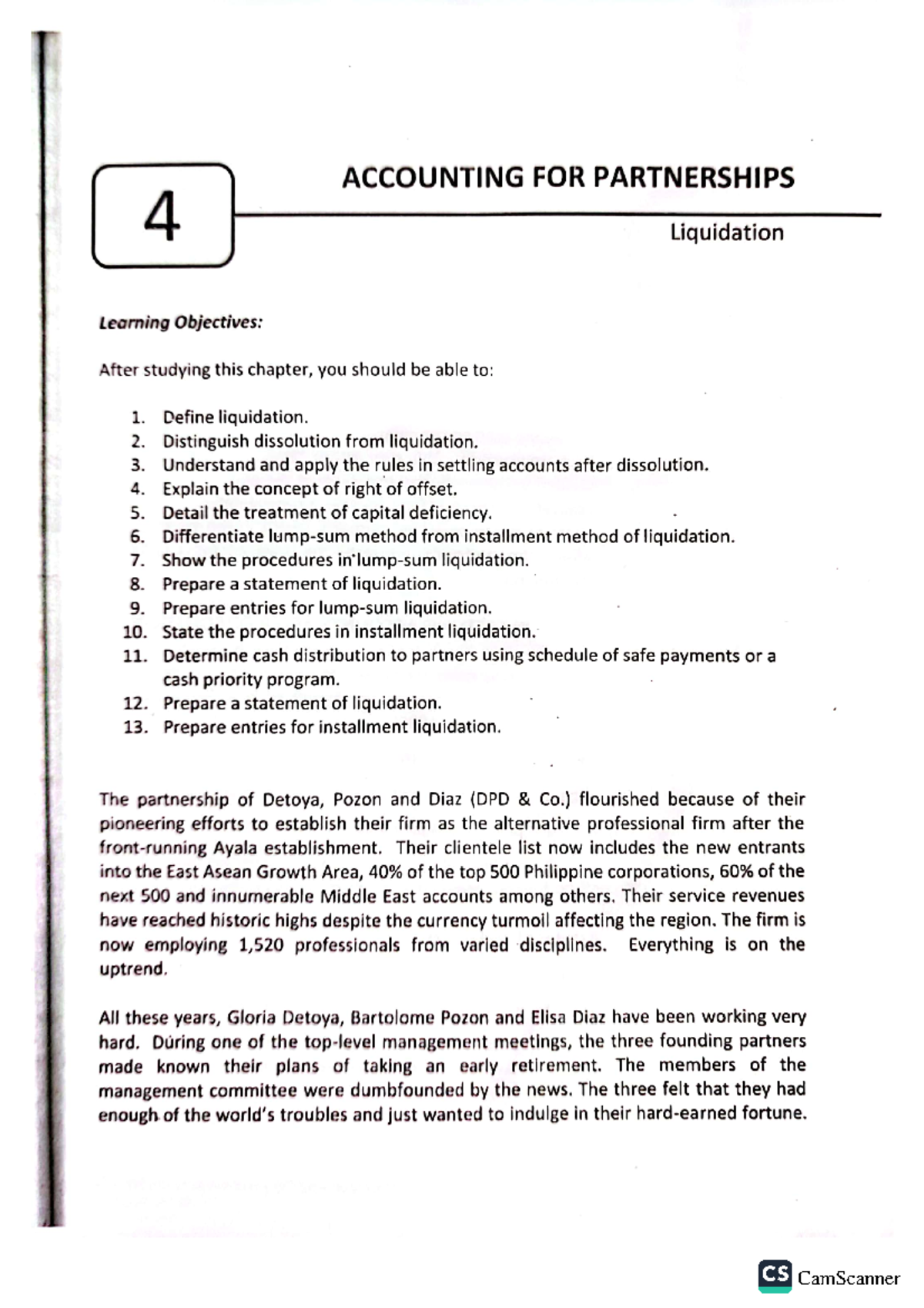Partnership Liquidation 1 - Financial Accounting and Reporting - Studocu