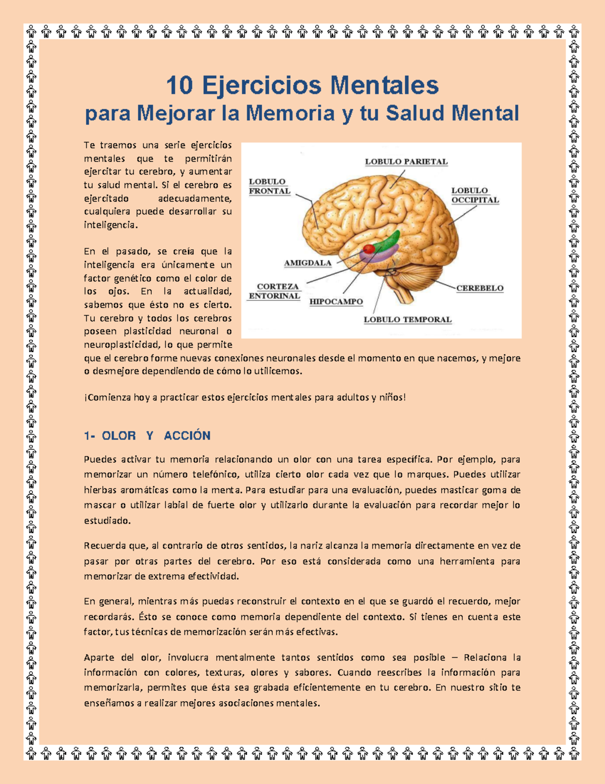 10 ejercicios mentales-1 - 10 Ejercicios Mentales para Mejorar la ...