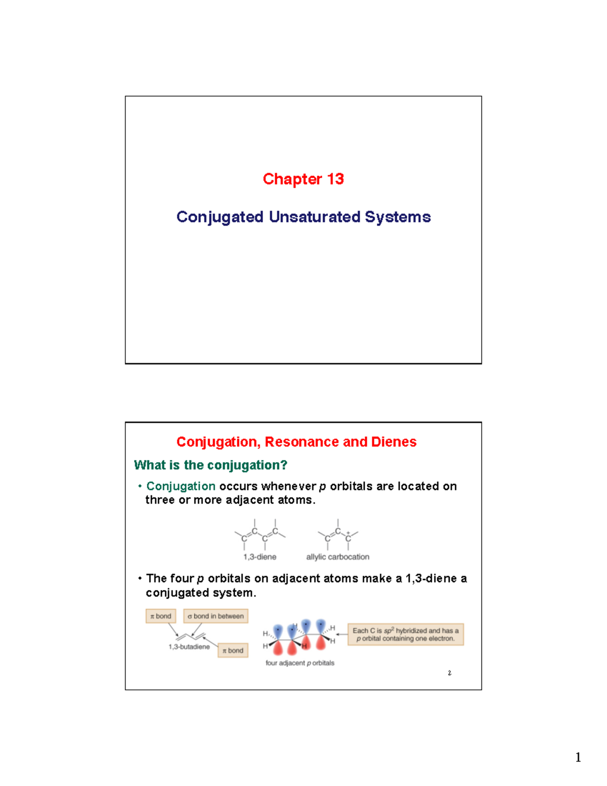 Chapter 13 - Conjugated Unsaturated Systems - Chapter 13 Conjugated Unsaturated Systems" 2 - Studocu