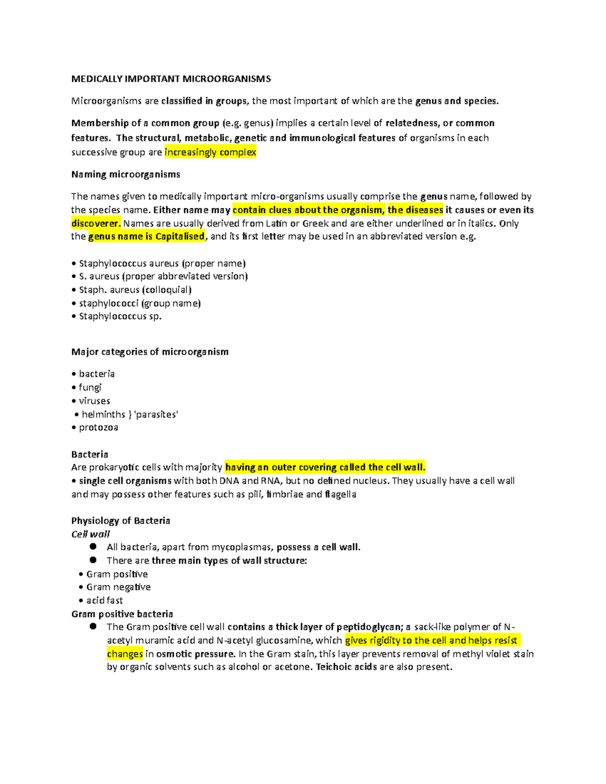 Midterm Topic 1 - Biochemistry reviewer - MEDICALLY IMPORTANT ...