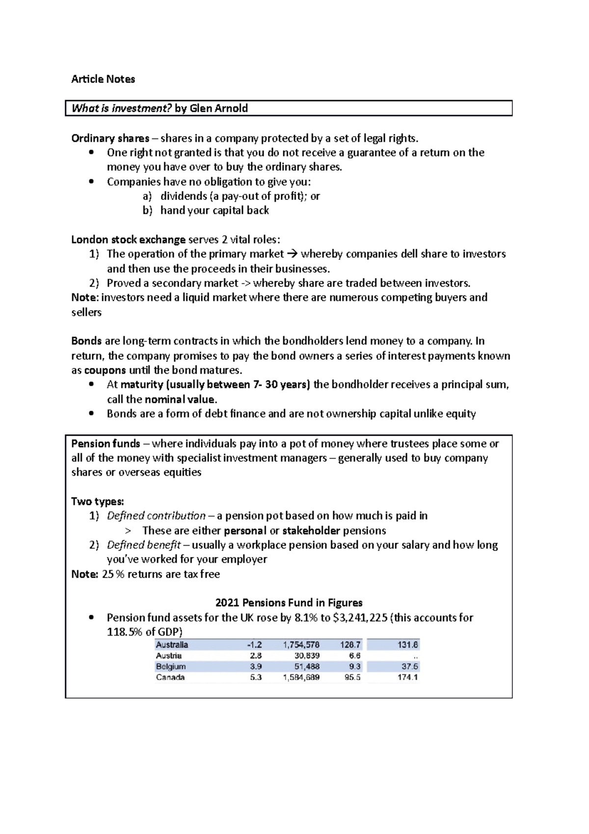 Article notes - dfofdbnifdgsbflhn;v lfad - Article Notes What is ...