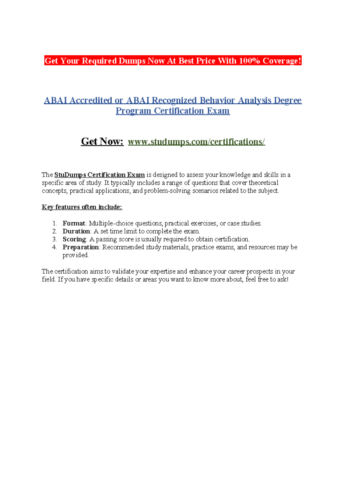 ABAI Accredited or ABAI Recognized Behavior Analysis Degree Program ...