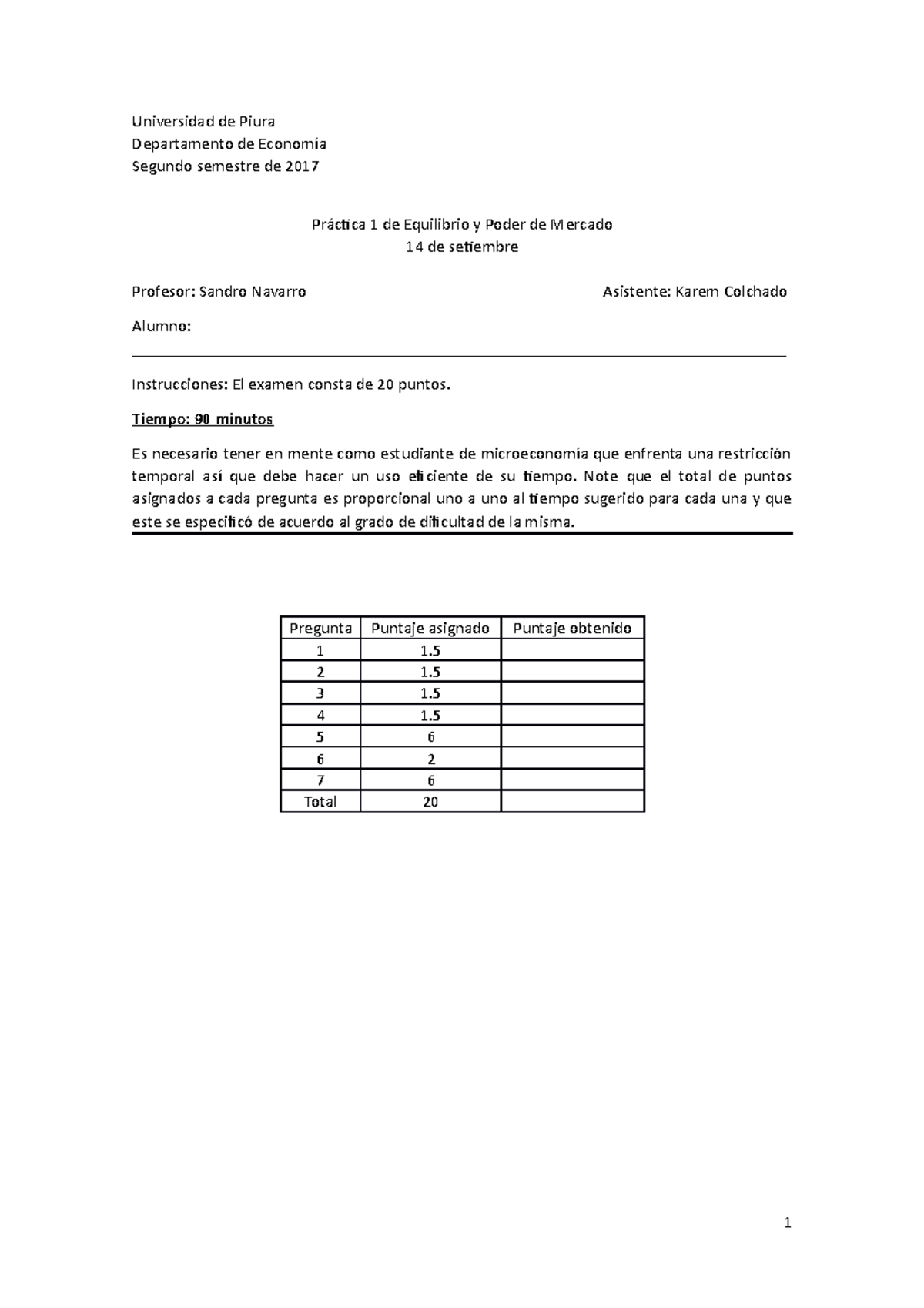 P1 2017-II solución - Profesor Sandro Navarro - Universidad de Piura ...