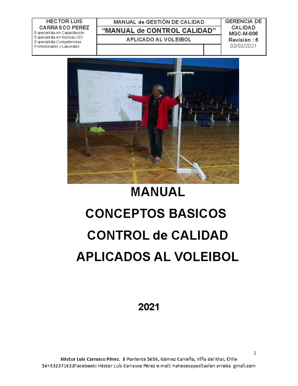 3 Manual DE Conceptos Basicos Control de Calidad Voleibolrev 03032021 - MANUAL CONCEPTOS BASICOS ...