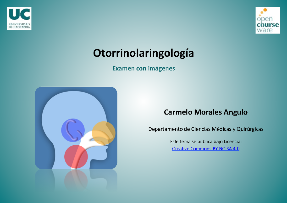 examen otorrinolaringología con imágenes - Otorrinolaringología Carmelo ...