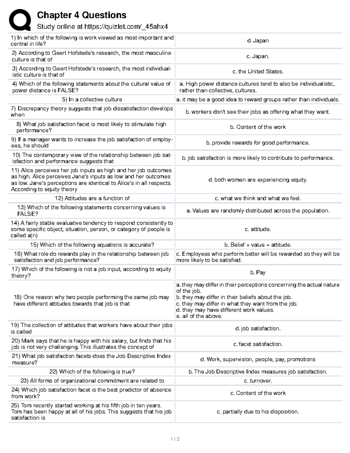 Practice Questions - Chapter 4 Questions Study online at quizlet/_45ahx ...