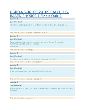 Exam, questions and answers - PREFINALS Question 1 Question text The ...
