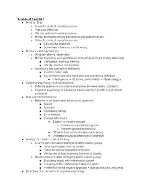 Study Guide for the First QUIZ and the First EXAM - STUDY GUIDE for the ...