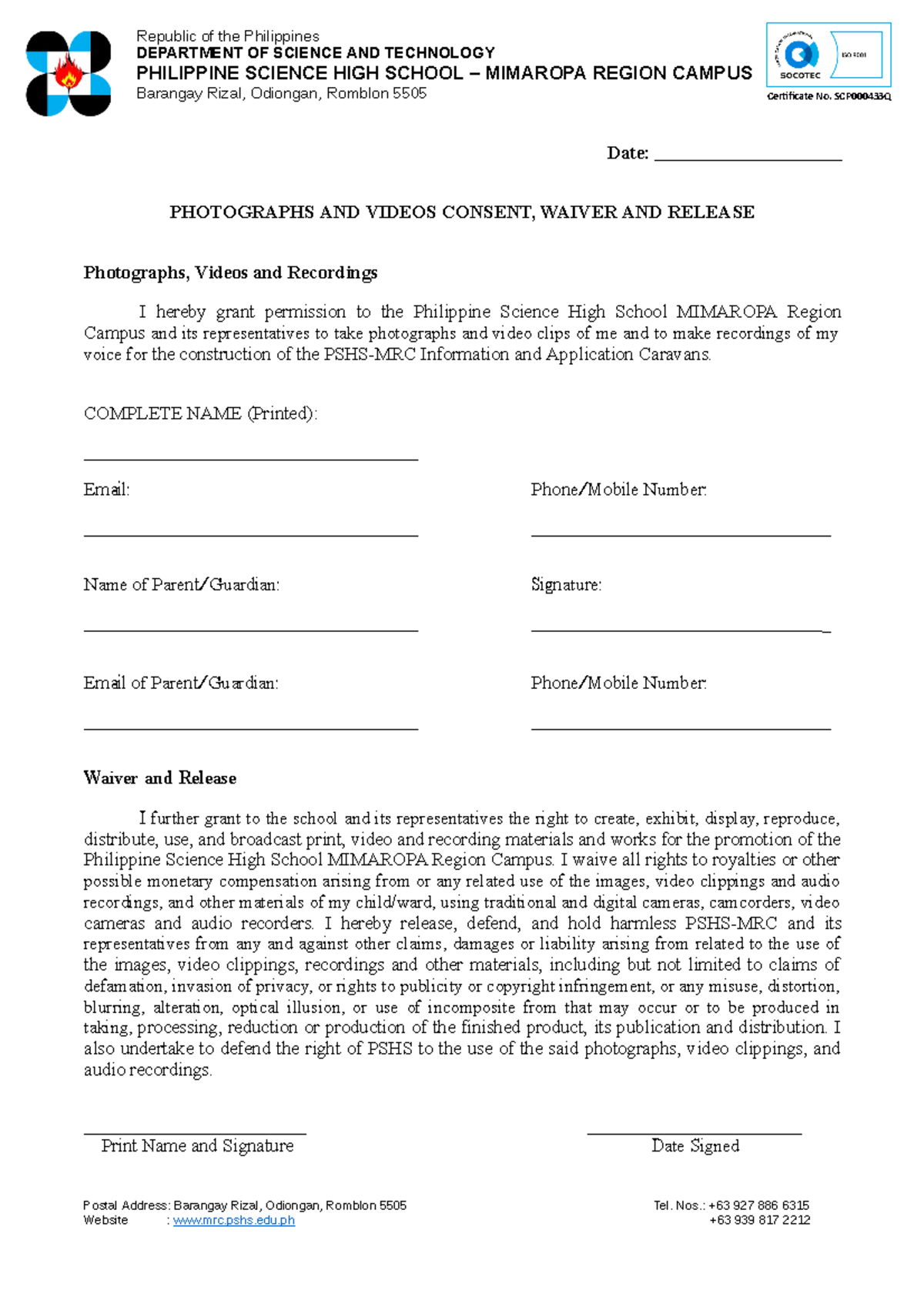DATA PRIVACY ACT OF 2012 - Republic of the Philippines DEPARTMENT OF ...