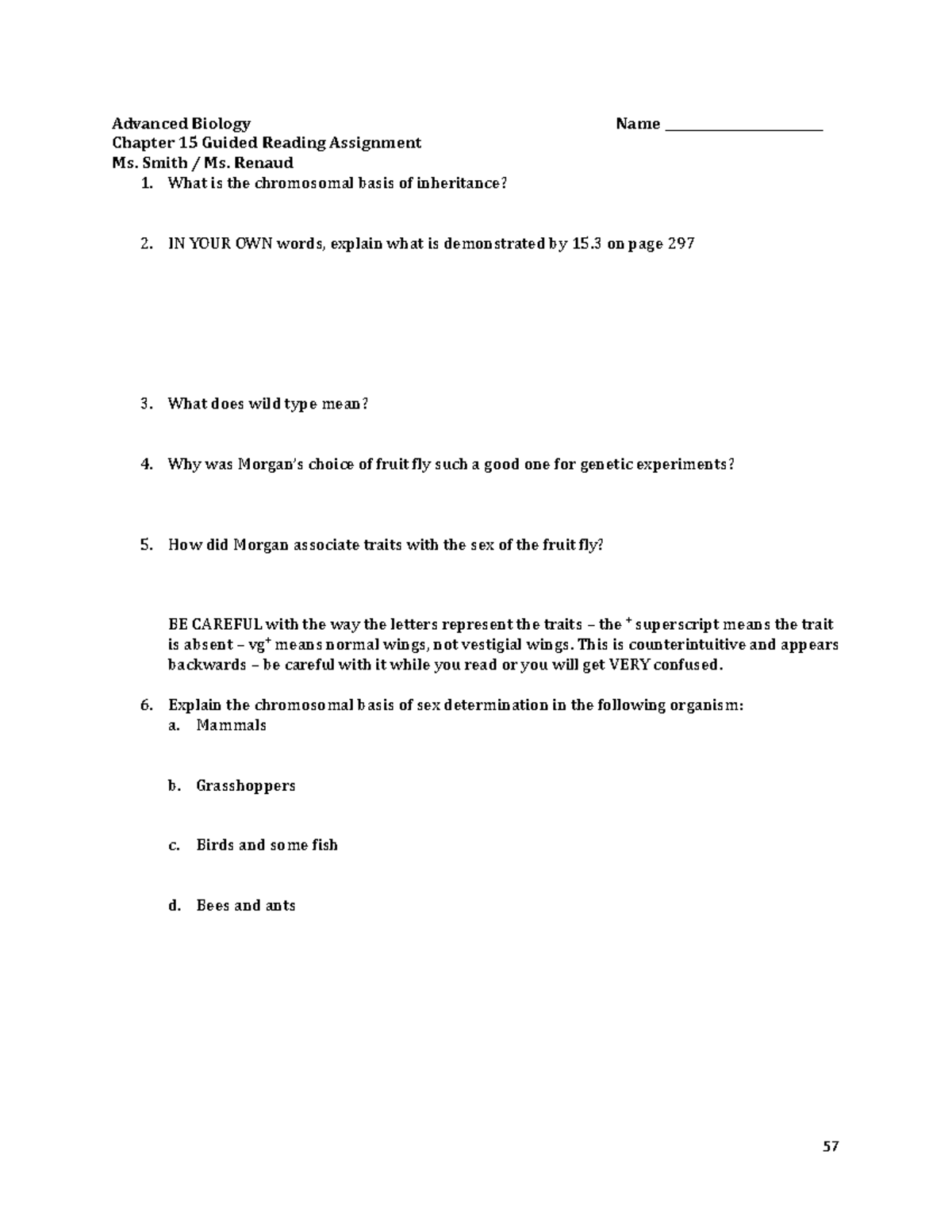 22-23 Advanced Bio Guided Readings - Campbell 12th Ed - Advanced ...