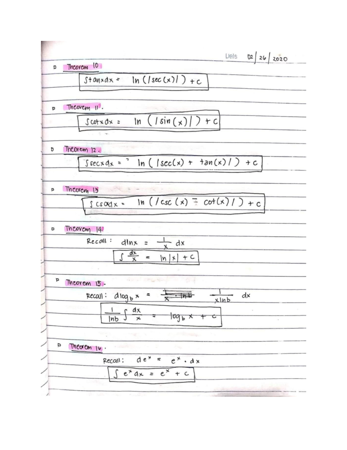 Calculus Notes - Civil Engineering - Studocu