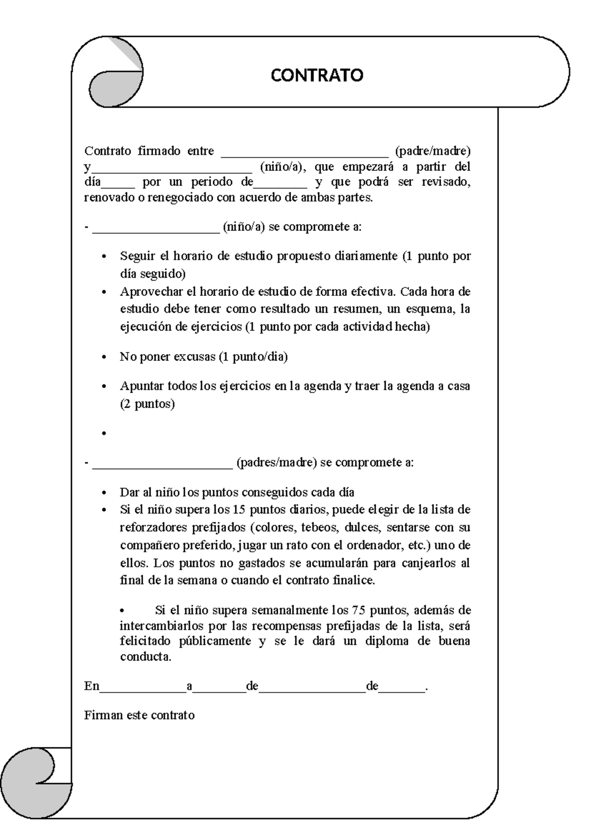 Ejemplo-contrato - EJEMPLOS DE CONTRATOS CONDUCTUALES - Contrato ...