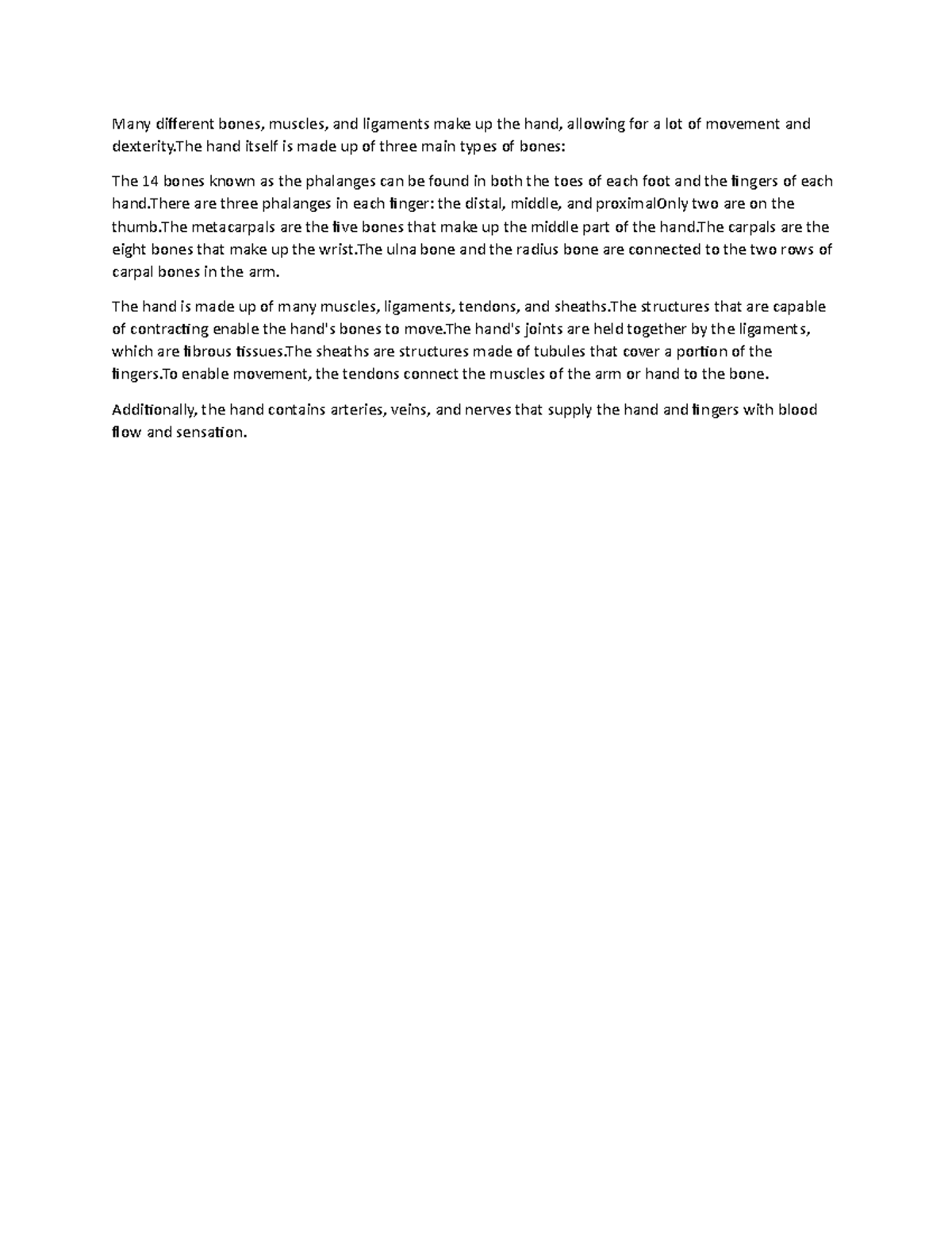 Hand anatomy - Structure and function of the hand - Many different ...