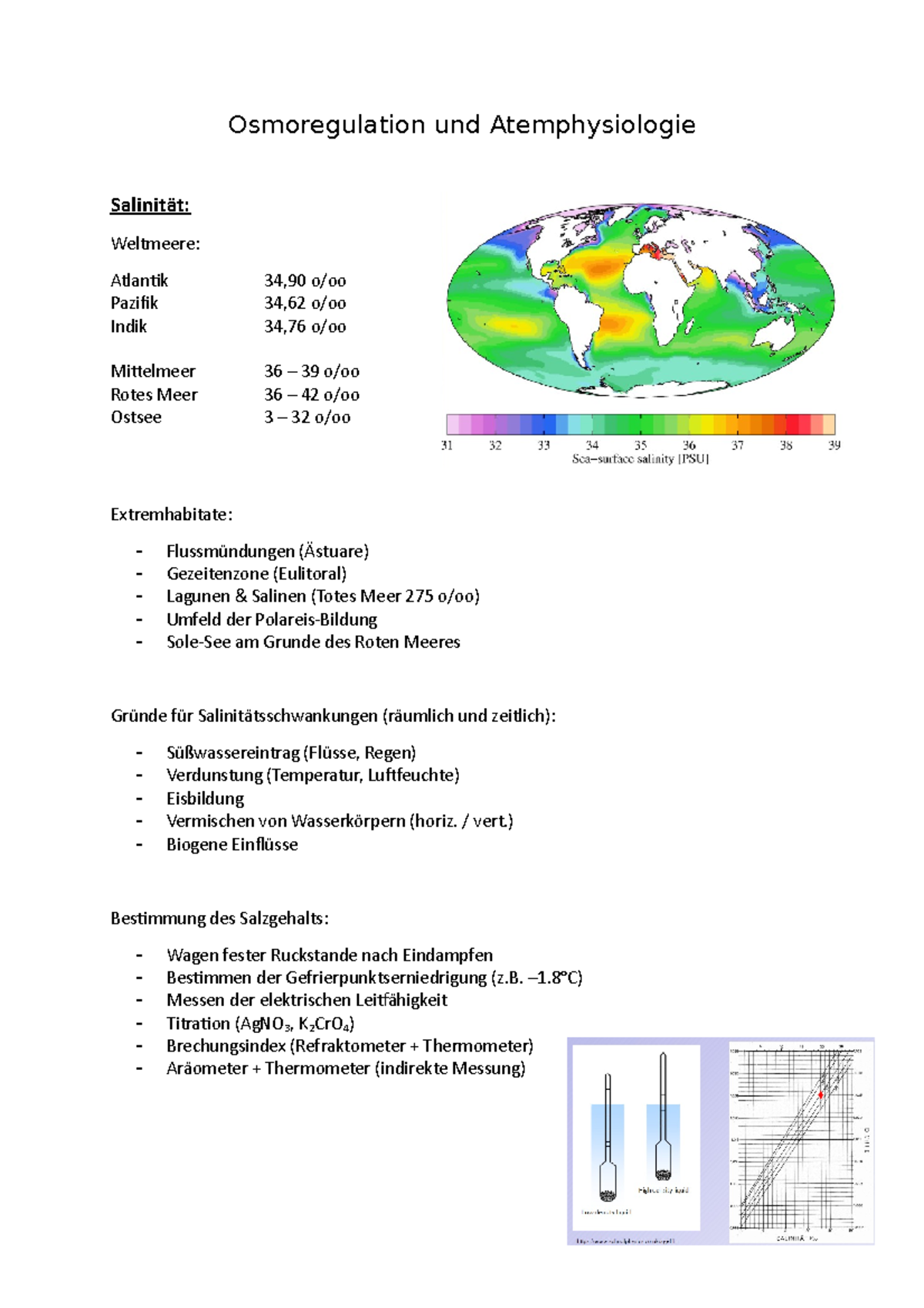 11. Osmoregulation und Atemphysiologie - Osmoregulation und ...