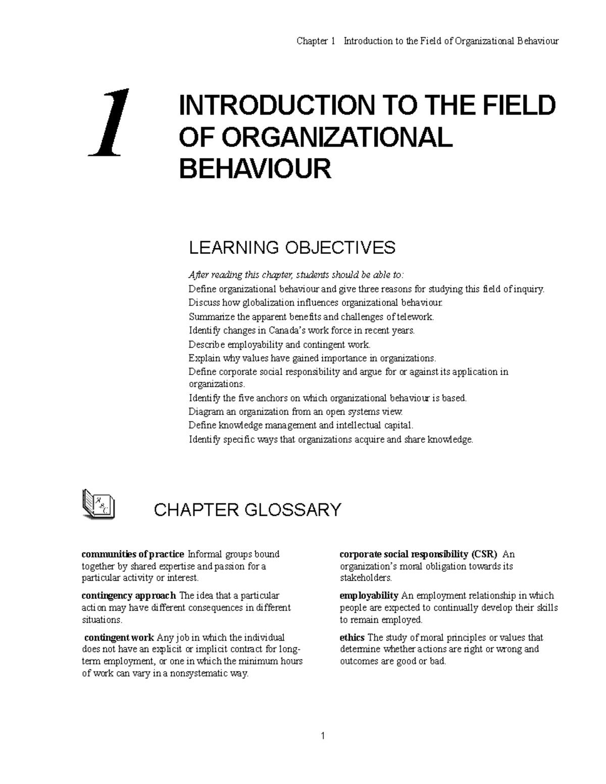 Introduction to Organizational Management - Chapter 1 Introduction to ...