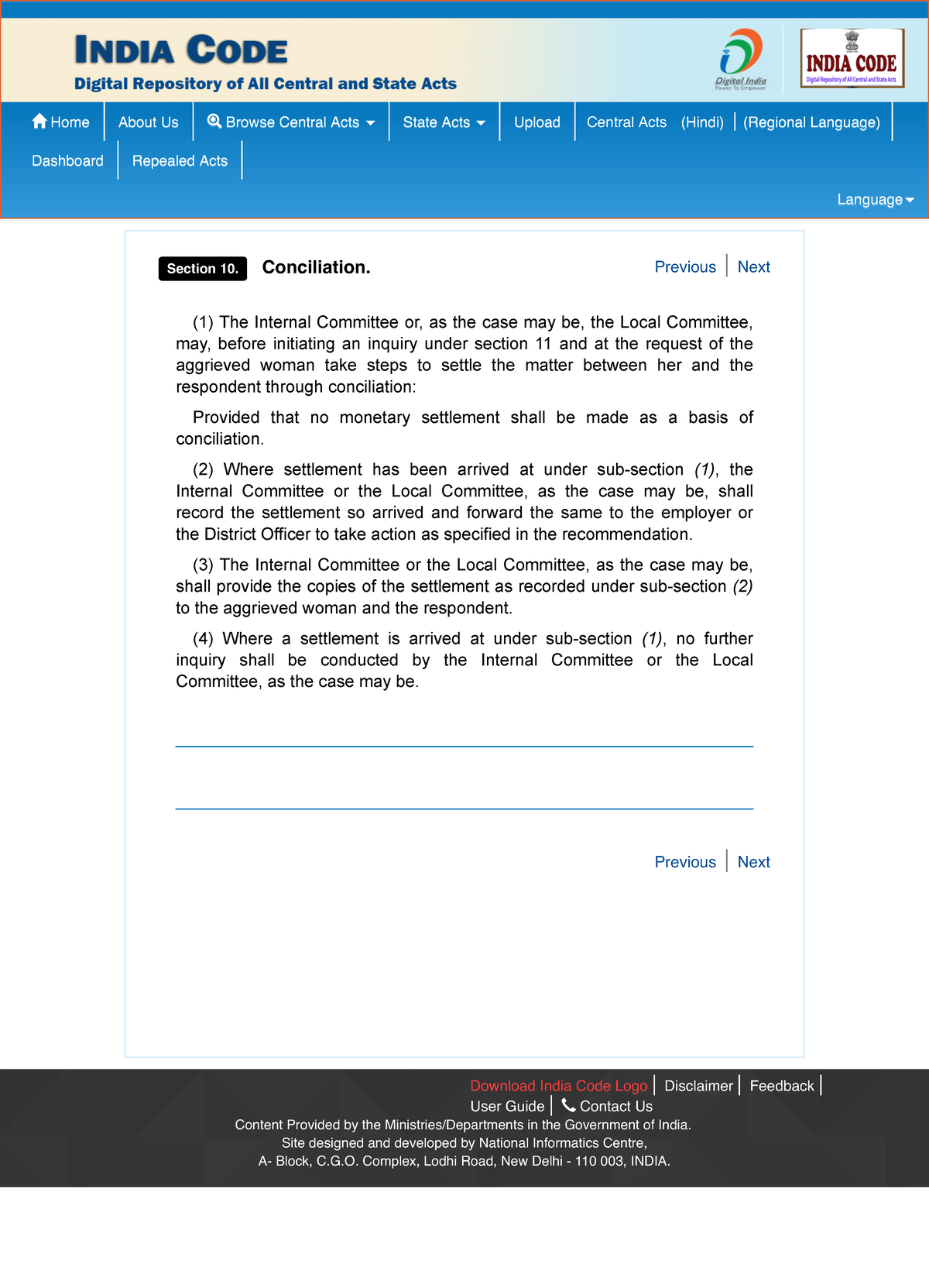 India Code Section Details - Previous Next Previous Next Section 10 ...