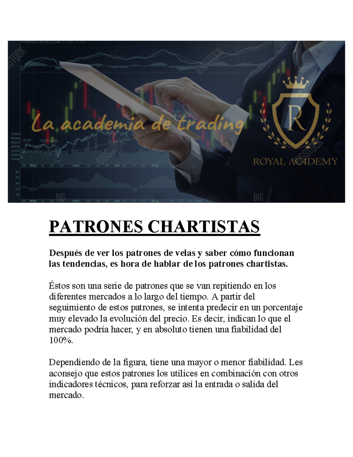 Patrones Chartistas - PATRONES CHARTISTAS Después de ver los patrones ...