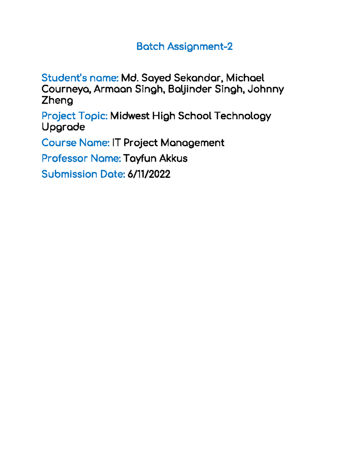 Batch-2 Assignment - very useful - Batch Assignment- 2 Student’s name: Md. Sayed Sekandar ...