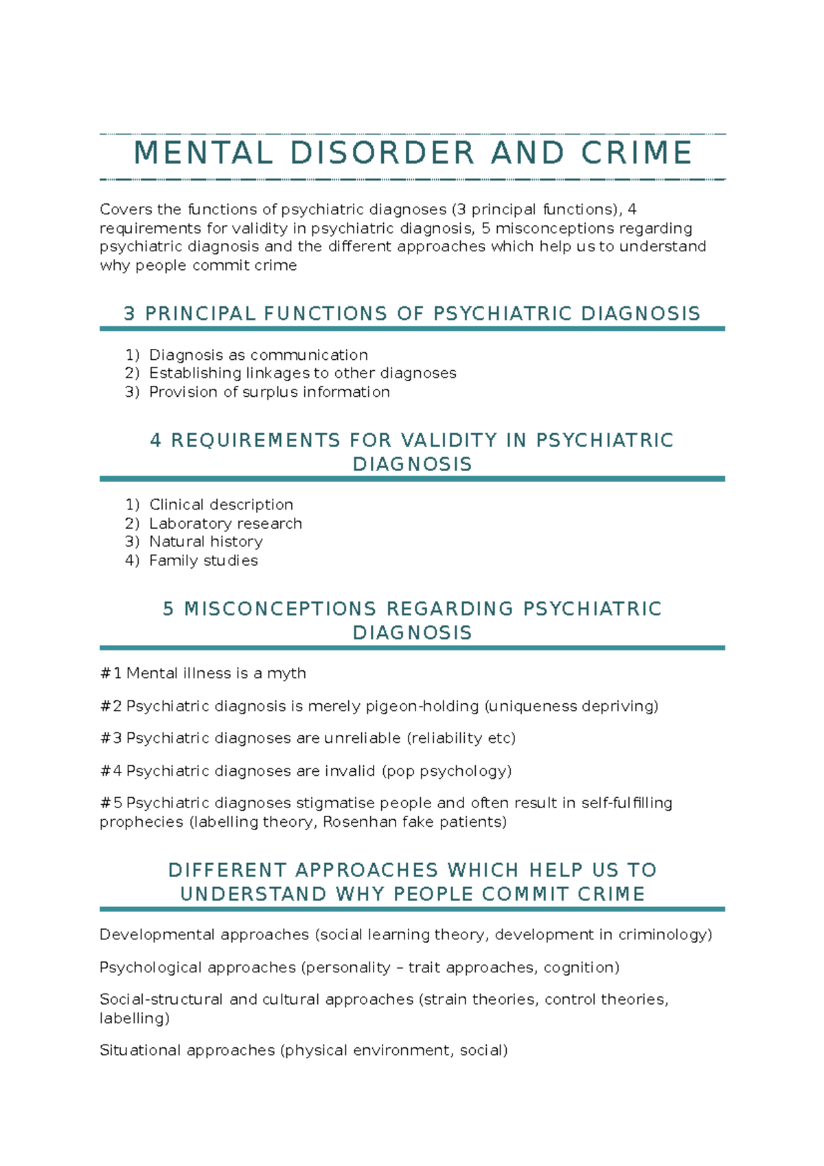 Mental Disorder and Crime 6 - M E N TA L D I S O R D E R A N D C R I M ...