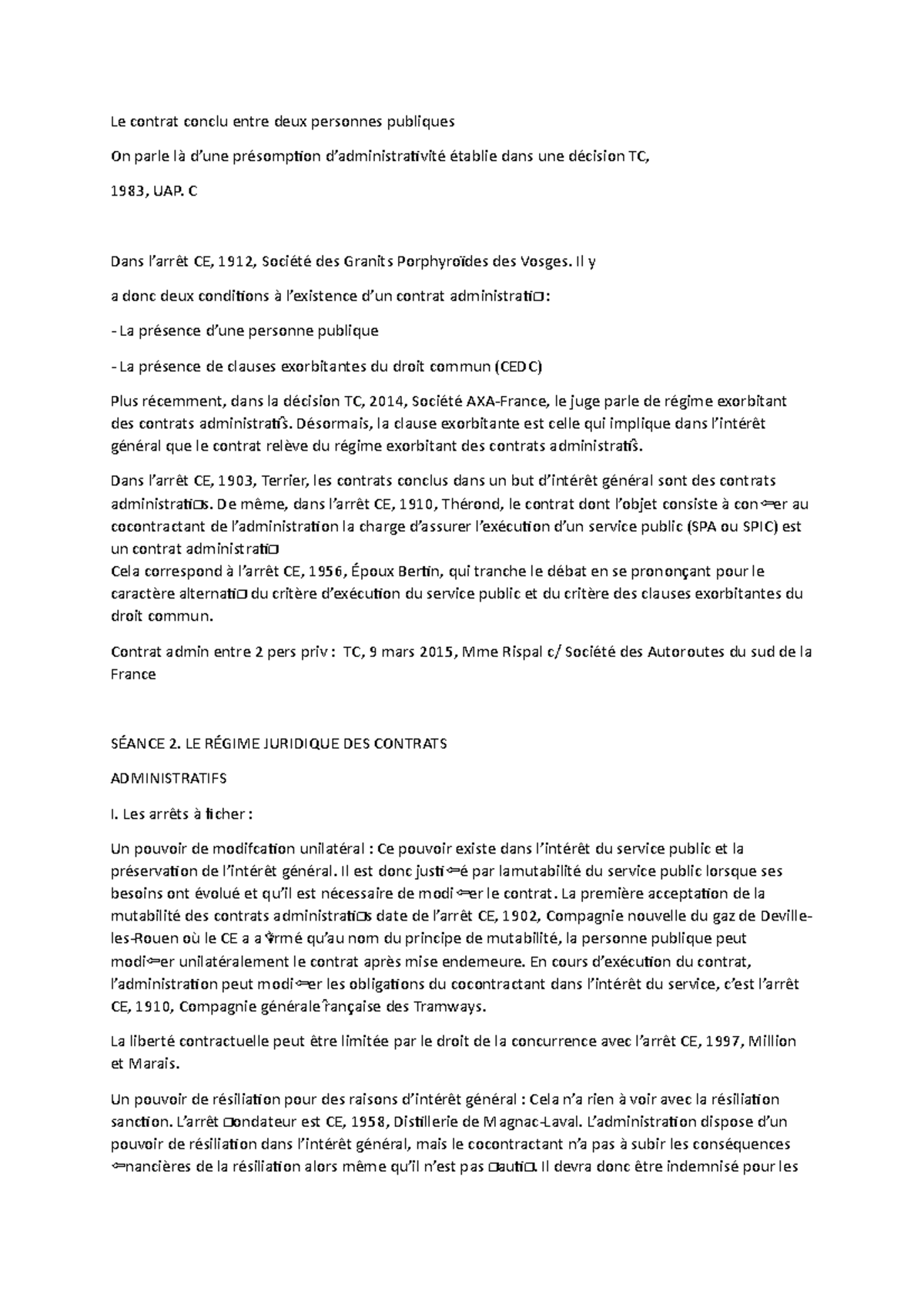 Admin jp - Le contrat conclu entre deux personnes publiques On parle là ...