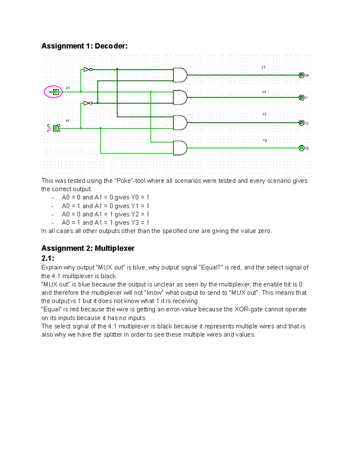 LD-LABB - LD-labben hösten 2023 - Assignment 1: Decoder: This was ...