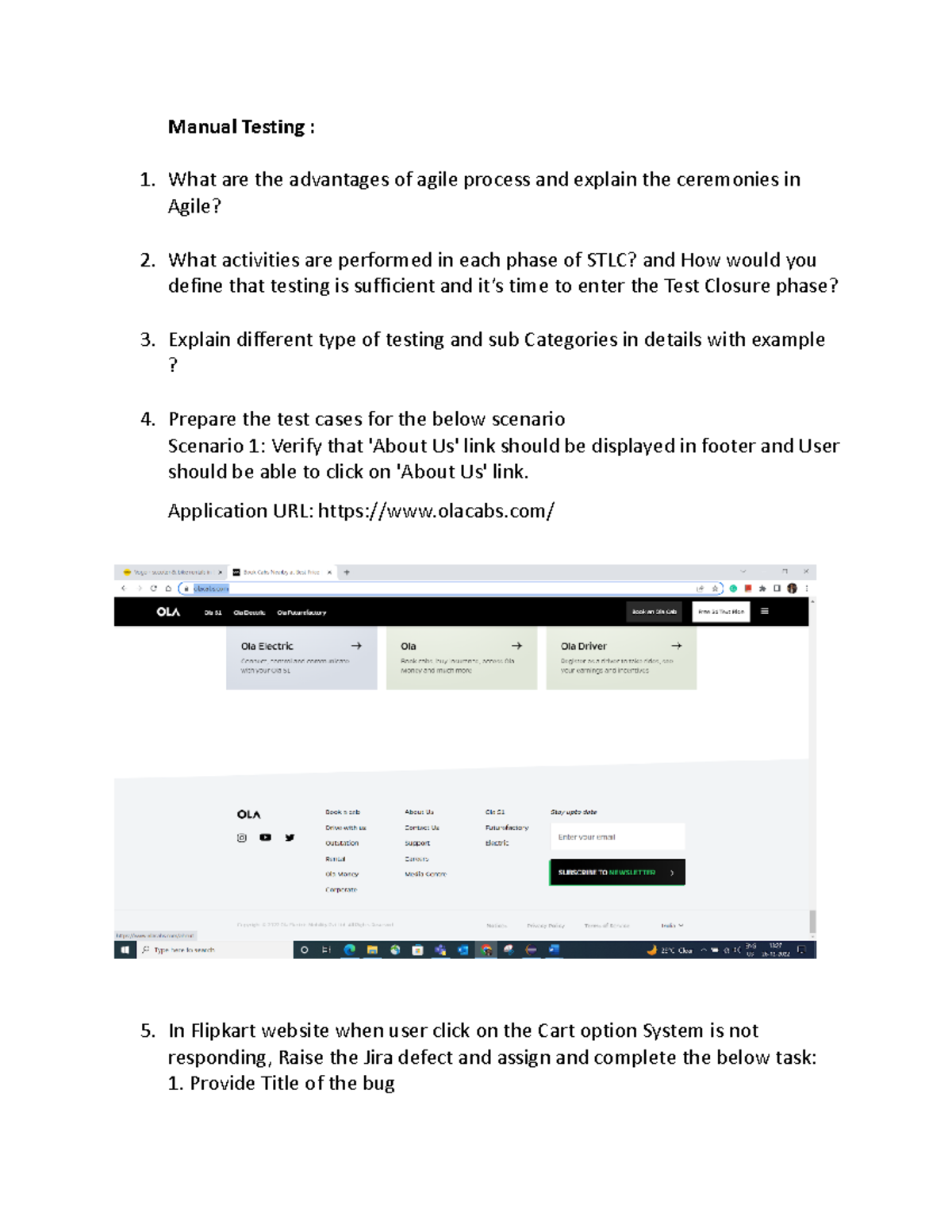 Manual-Testing Assignments - Manual Testing : What are the advantages ...