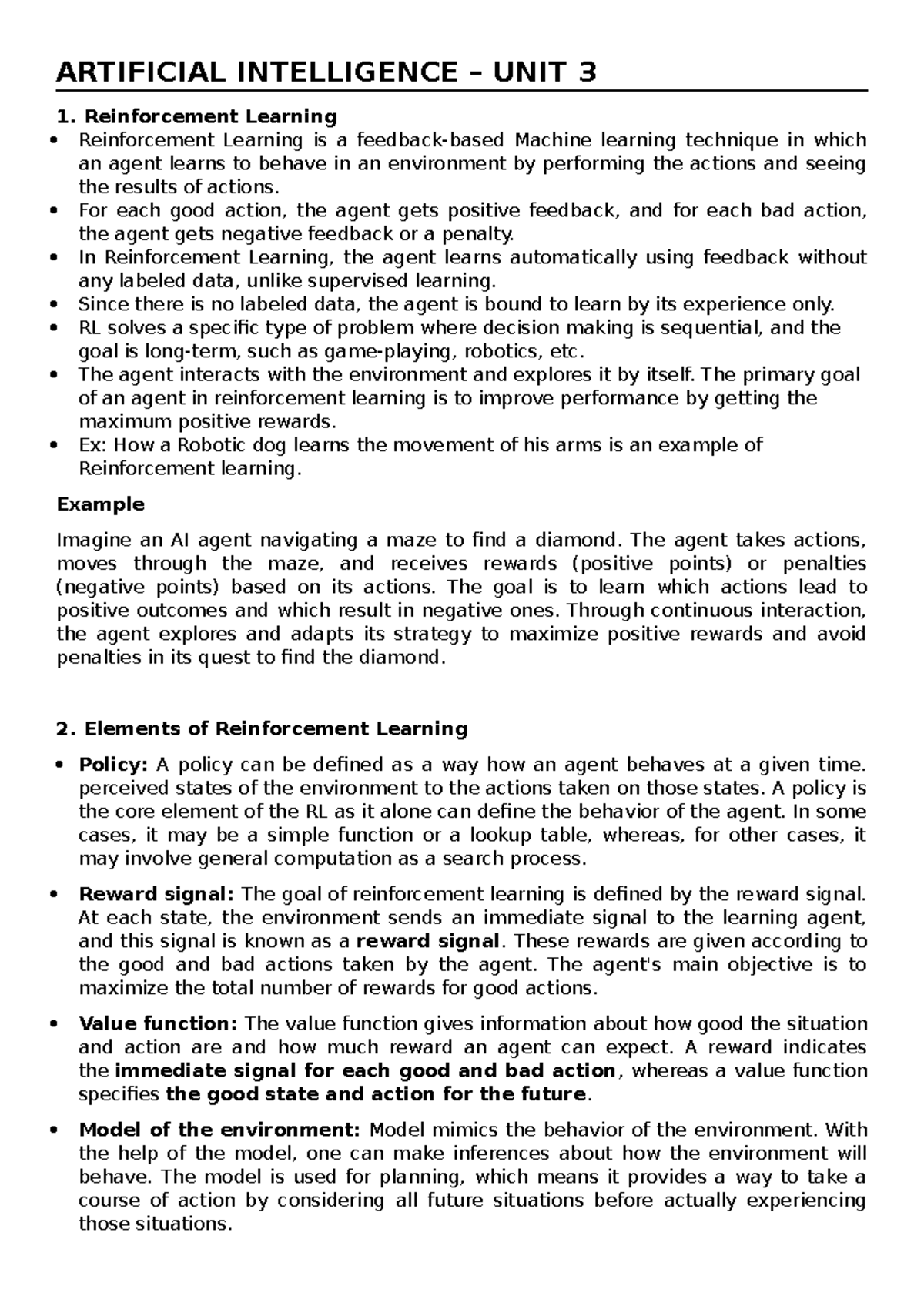 Artificial Intelligence - unit 3 - ARTIFICIAL INTELLIGENCE – UNIT 3 ...