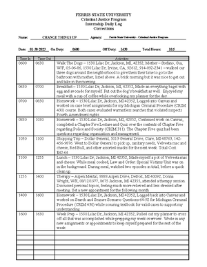 Note Taking Exercise - he notes should flow in chronological order as ...