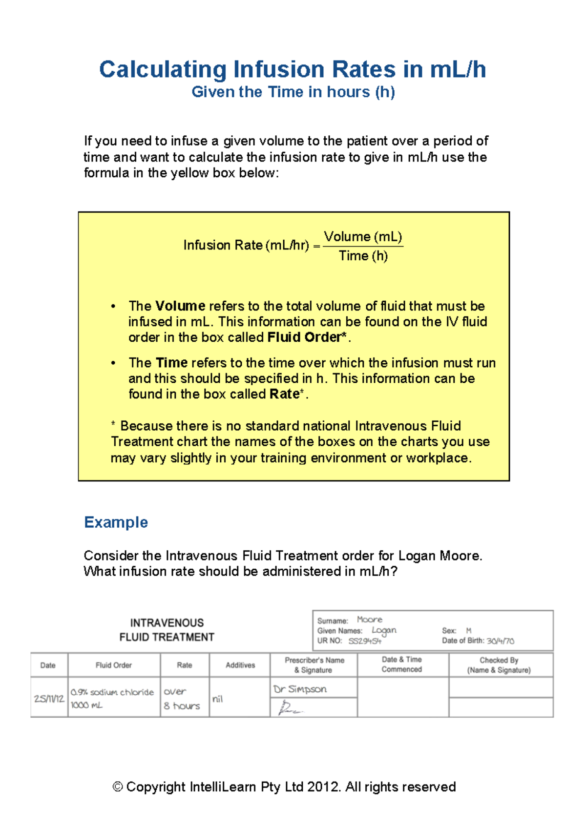 Calculate Infusion Rate Calculating Infusion Rates In ML h Given The calculate-infusion-rate-calculating-infusion-rates-in-ml-h-given-the