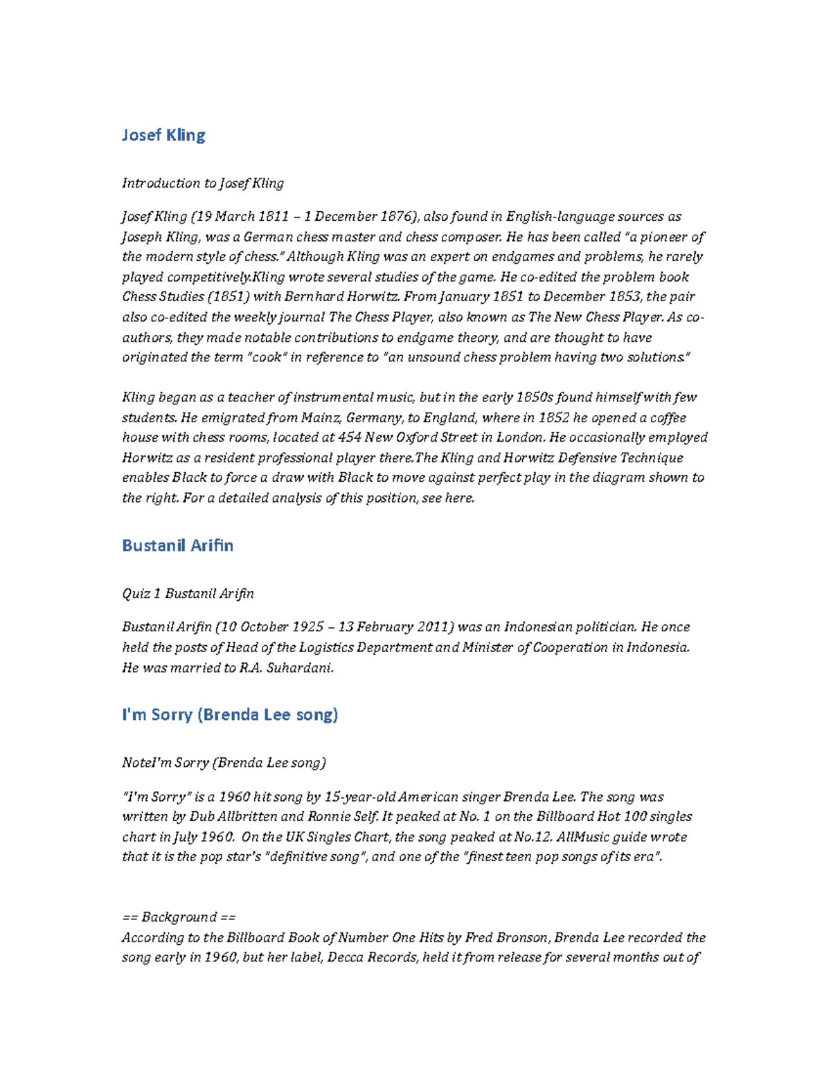 PSY167 Lab Report Josef Kling - Josef Kling Introduction to Josef Kling ...