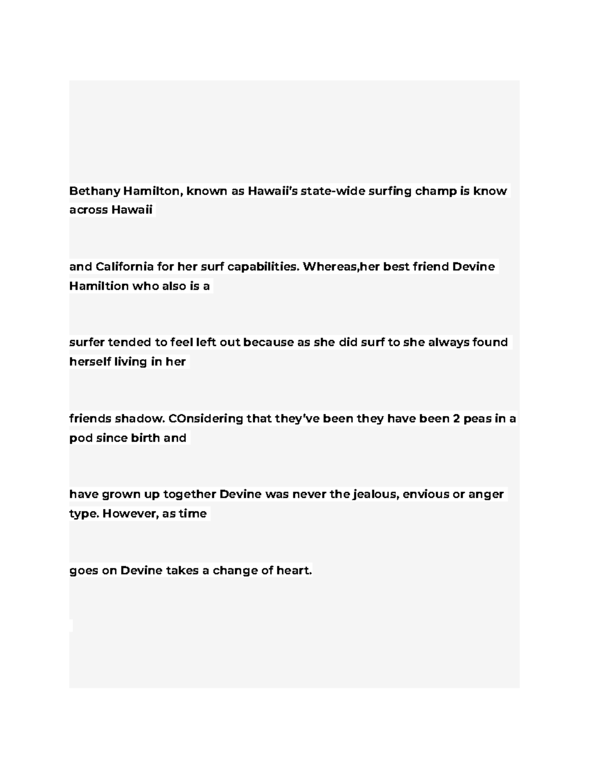 Create Narrative - Bethany Hamilton, known as Hawaii’s state-wide ...