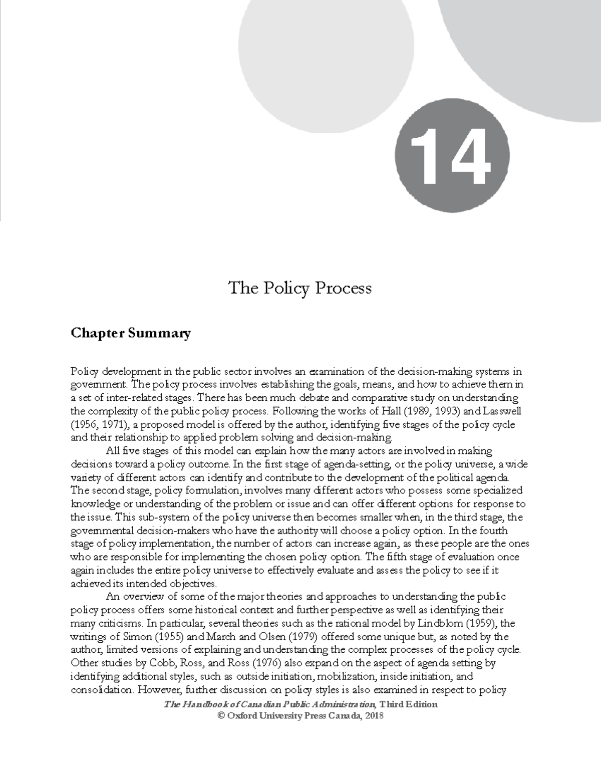 Chapter 14 SSG - fgfawefawefawef - The Handbook of Canadian Public ...