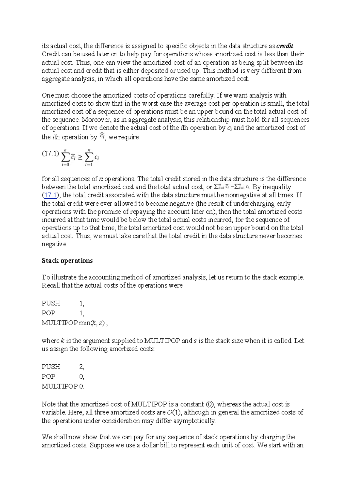 Algorithm Part 5 Greedy A Lgorithm Chapter 172 Its Actual Cost The Difference Is Assigned