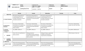 Detailed Lesson Plan in TLE 8 - Detailed Lesson Plan in Technology and ...